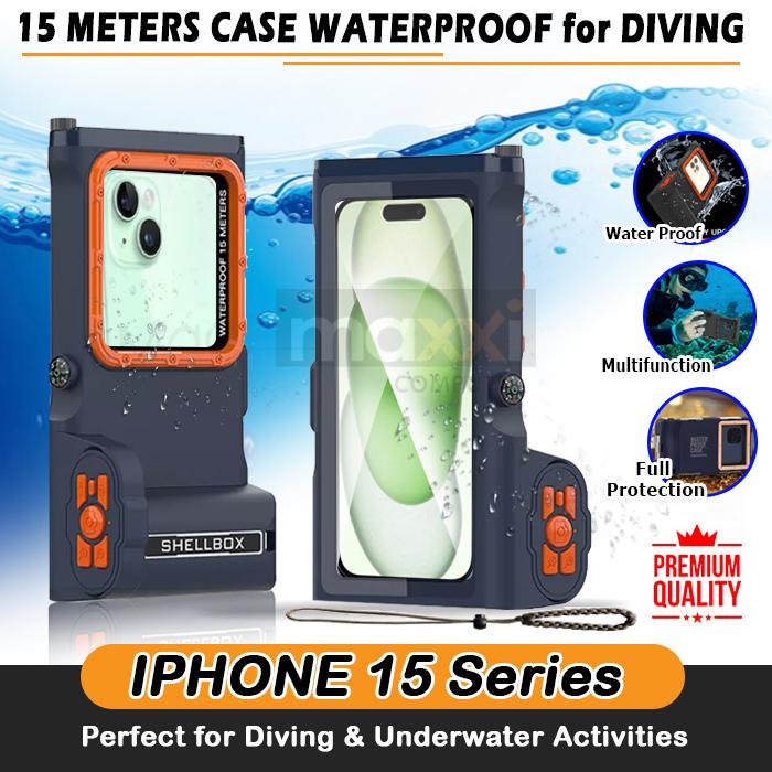 Jual iPhone 15 Pro Max Plus Water Proof Armor Case Casing Selam Anti ...