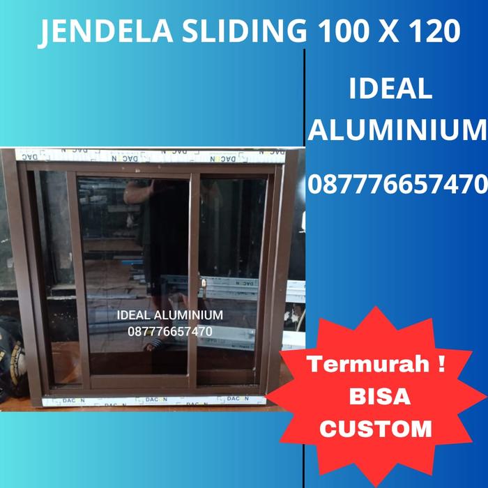 Jual Jendela Sliding Aluminium 100x120 - Jakarta Pusat - ud.ideal aluminium | Tokopedia