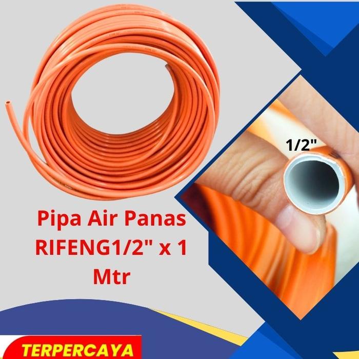 Jual Pipa Selang Air Panas Rifeng 1/2 1 Meter Tahan korosi Fleksibel ...