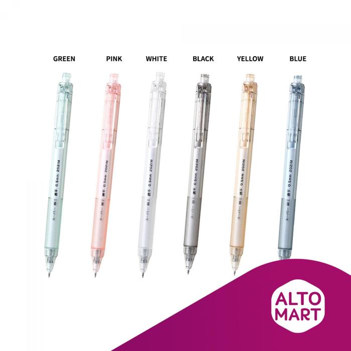 Jual Domi Transparent Gel Pen 0.5 mm Pulpen Korea Transparan Estetik ...