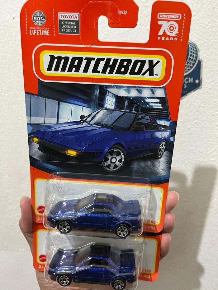 Jual Matchbox Paket 1984 Toyota MR2 Lampu Normal dan Pop Up Biru ...