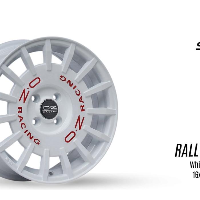 Jual velg mobil RALLY RACING 16X7 4X100 ET 38 WHITE - Kota Medan ...