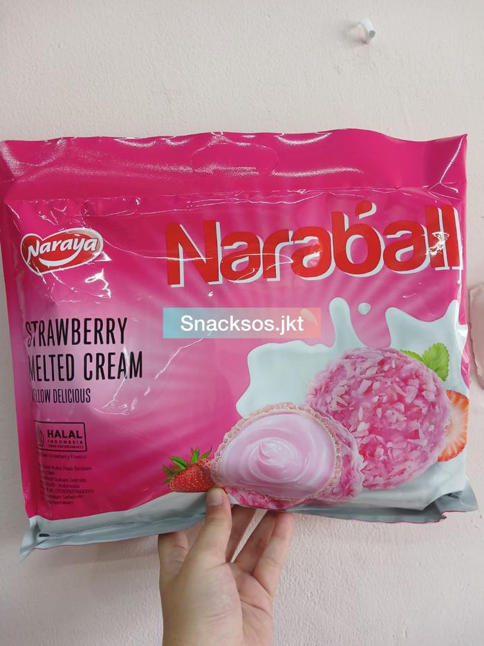 Jual [BIG 300G] NARAYA NARABALL ORIGINAL MELTED CREAM / STRAWBERRY ...