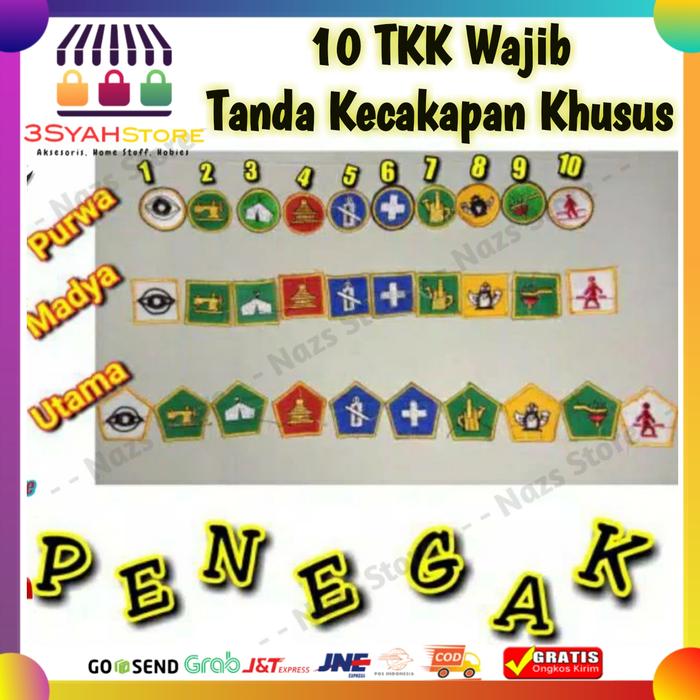 Jual Bet Tanda Kecakapan Khusus TKK Wajib Pramuka Penegak Purwa Madya ...