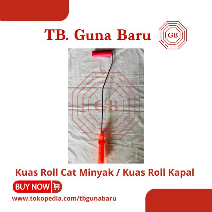Jual Kuas Roll Cat Minyak | Kuas Roll Kapal | Kuas Roll Gagang Panjang ...