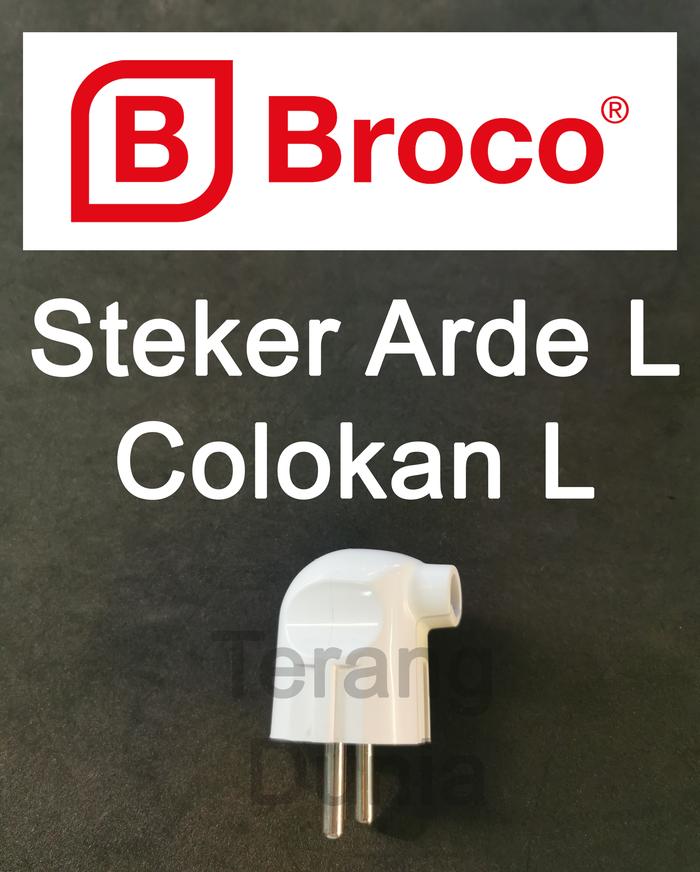 Jual Steker Arde L Broco Colokan Broco Bengkok Steker L Broco Colokan ...