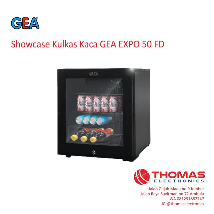 Jual Showcase GEA EXPO 50FD 50 FD Kulkas Kaca 52 Liter Garansi Resmi ...