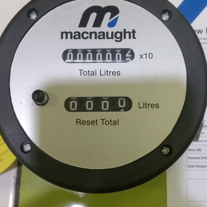 Jual Flow Meter Macnaught 1/2 Inch Oval Gear Model 012-3S4 + sertifikat ...