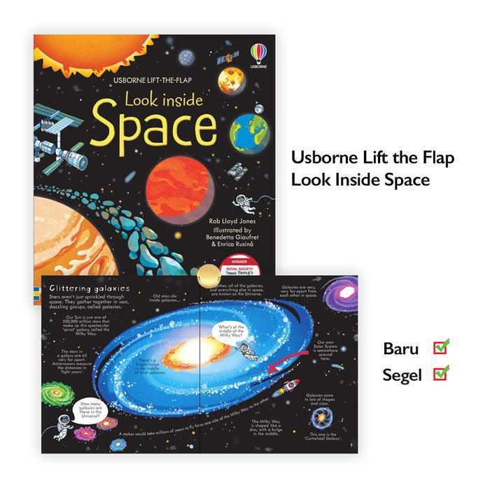 Promo Usborne Look Inside dan Step Inside Science Lift The Flap Book ...