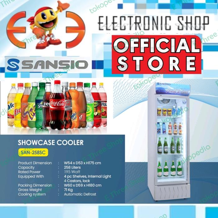 Promo SANSIO SAN 258 SC - SHOWCASE COOLER - AUTOMATIC DEFROST - 258 L ...