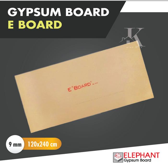 Jual Gypsum E board 9mm / Gipsum Eboard / Papan Eboard ELEPHANT - Kota Bekasi - Atap Kita ...