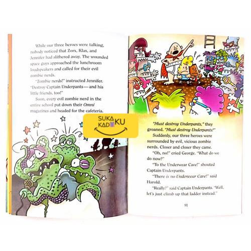 Jual Captain Underpants The Adventures Book Dav Pilkey Full Colour ...