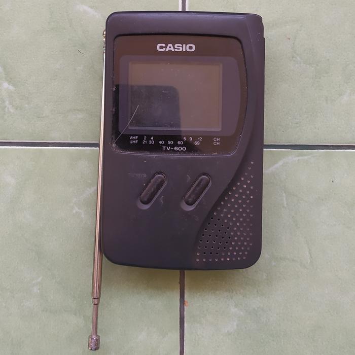 Jual barang elektronik jadul lawas lama CASIO TV-600 tv jadul lawas ...