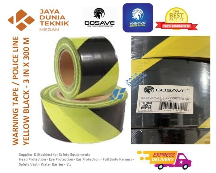 Jual POLICE LINE GARIS POLISI SAFETY LINE 3 inch x 300 meter GOSAVE ...