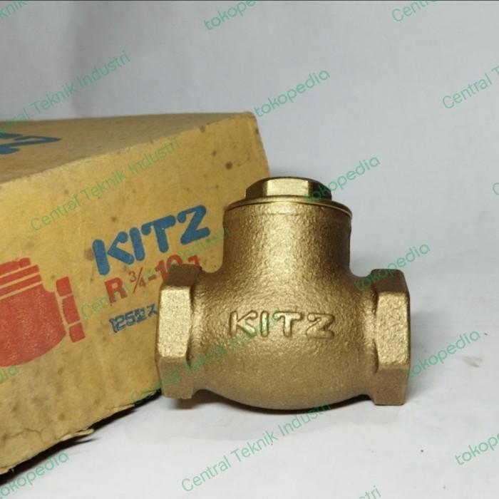 Jual Swing Check Valve KITZ / Klep Tabok Kuningan Original 1" inch - Jakarta Barat - Central ...