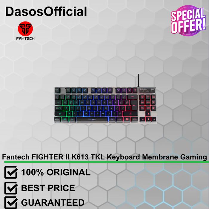 Jual Fantech FIGHTER II K613 TKL Keyboard Membrane Gaming - Jakarta Utara - Dasos Official ...