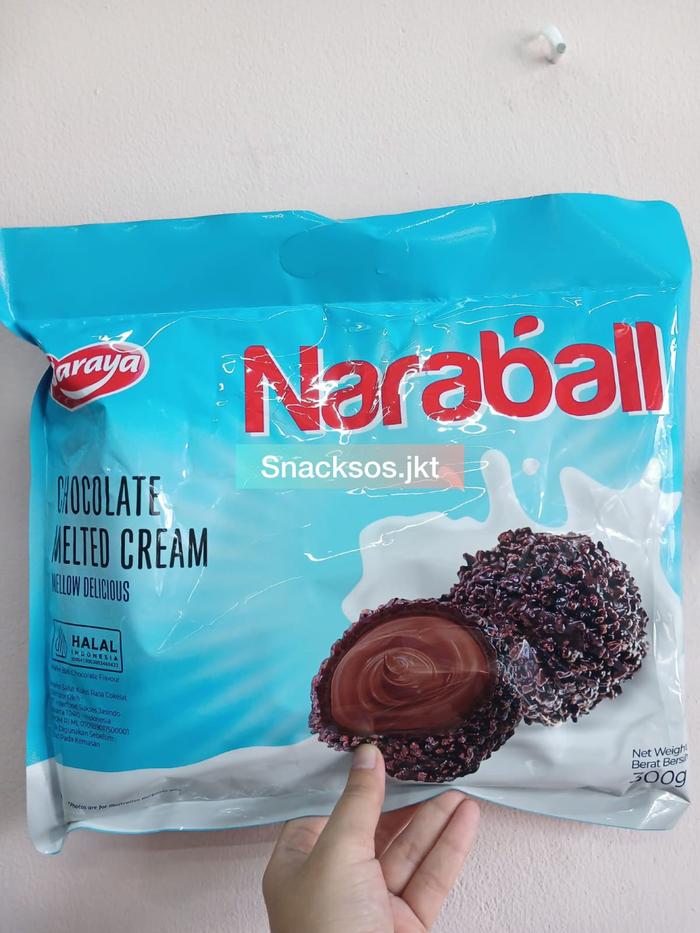 Jual [BIG 300G] NARAYA NARABALL ORIGINAL MELTED CREAM / STRAWBERRY ...