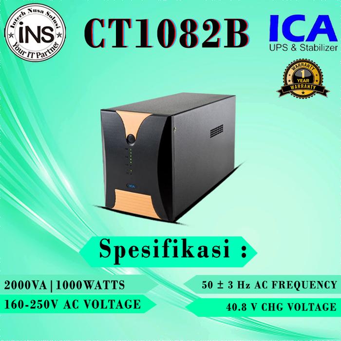 Jual UPS ICA CT1082B 2000VA 1000WATTS GARANSI 1 TAHUN - Jakarta Pusat ...