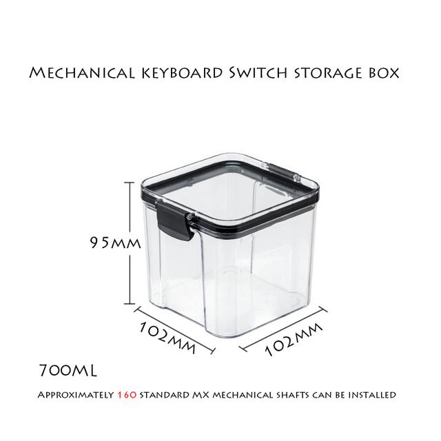 Jual Switch Container Storage Box Mechanical Keyboard KBDfans Kotak ...