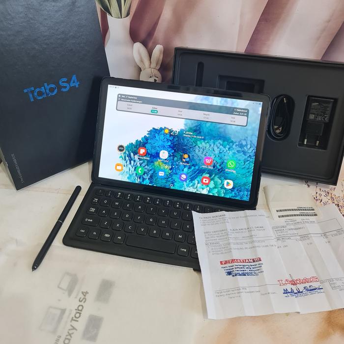 Jual Samsung Tab S4 4/64GB Ex Sein Fullset Sampai Nota Plus Keyboard - Kota Bekasi - Familyshop ...
