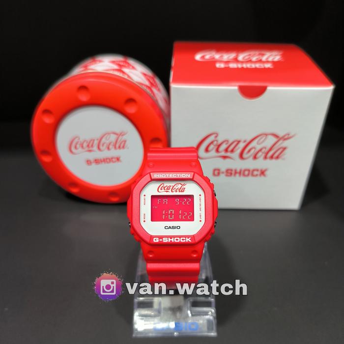 Jual Casio Gshock x Coca Cola DW 5600CC23-4 / DW5600CC23-4 Original ...