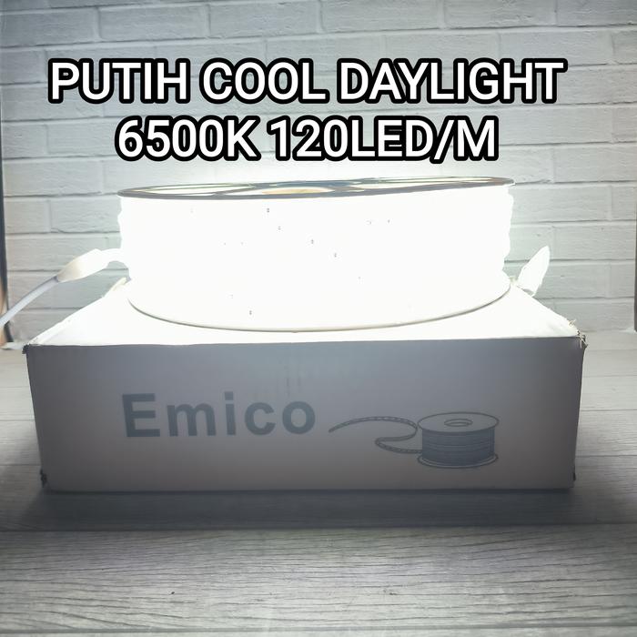 Jual HARGA 1 ROLL 100M EMICO LED STRIP LIGHT 2835 120LED/METER IP66 ...