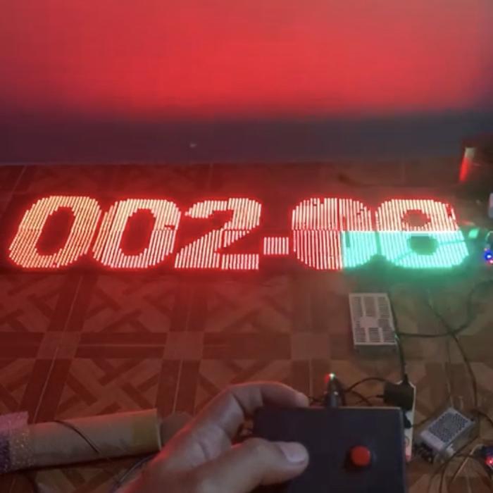 Jual Controller pace clock, timer, countdown, dan stopwatch 2 Panel p10 ...