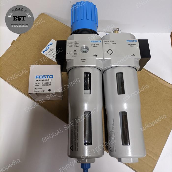 Jual AIR FILTER REGULATOR FESTO FRC-1/4-D-MIDI - Jakarta Barat - ENGGAL ...