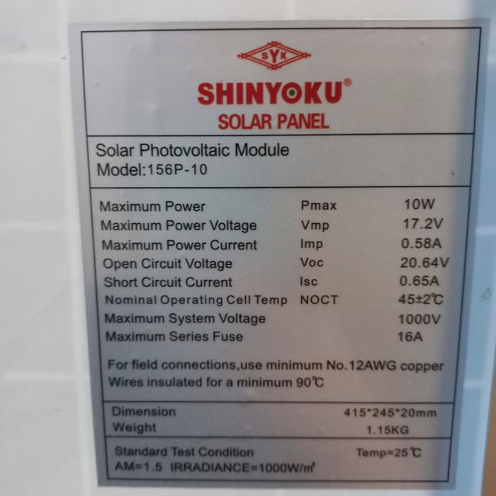 Jual Paket Hemat Solar Panel 10WP, Solar Controller 10A dan Aki 12 V 7 ...