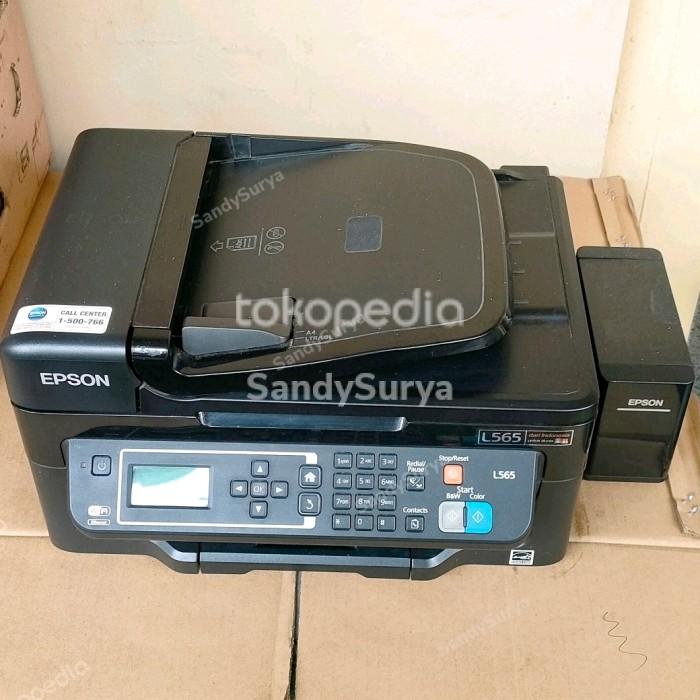 Jual EPSON L565 Print Scan Fax Adf Auto Feeder Mulus Display L 565 ...