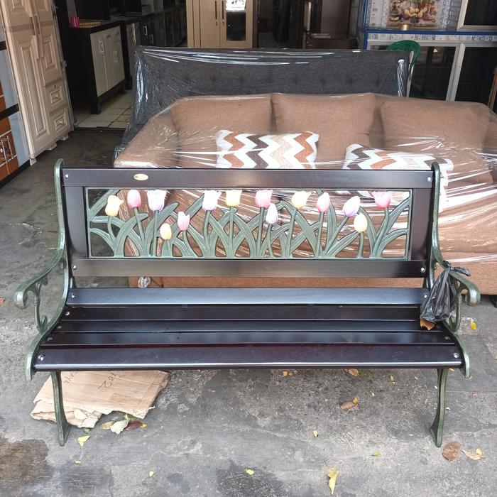 Jual KURSI TAMAN BESI / KURSI TERAS BESI / KURSI TAMAN BENCH BESI TEMPA ...