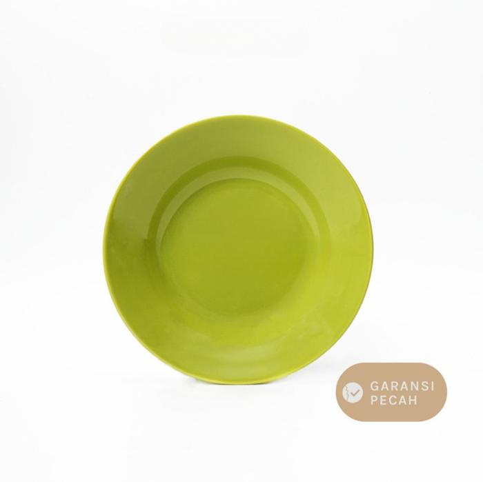 Jual Piring Keramik Warna Hijau Soup Plate Ukuran 8 Inch Diameter 20 cm ...