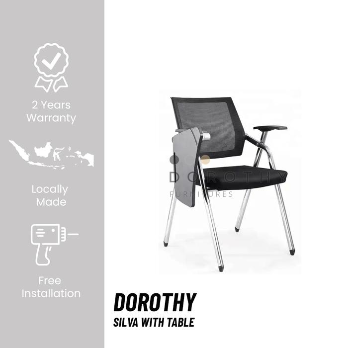 Jual Kursi Lipat Belajar Training Ergonomis Modern Dorothy Silva With ...