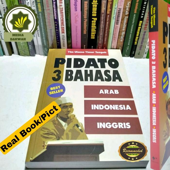 Jual Buku Panduan Pidato 3 Tiga Bahasa Arab Indonesia Inggris Best ...