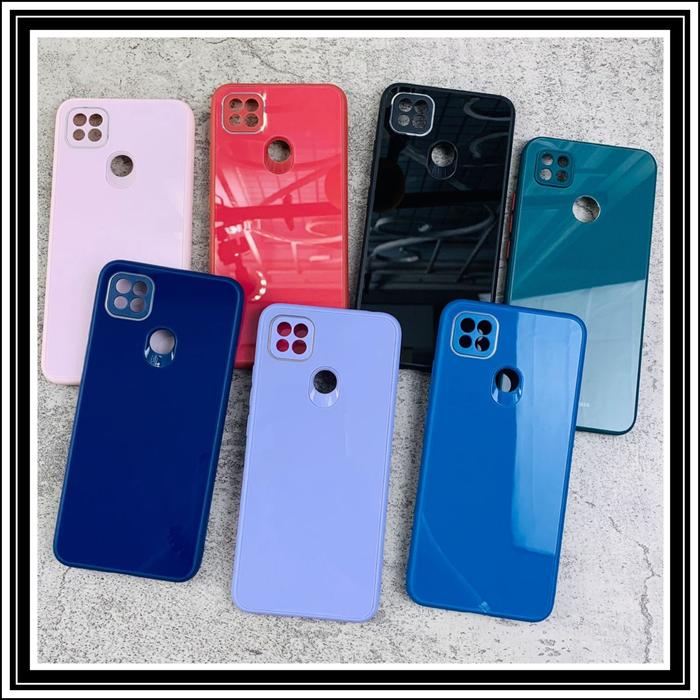 Jual Xiaomi Redmi 9C Crystal Glass Hard Case Casing Soft Cover Tempered ...