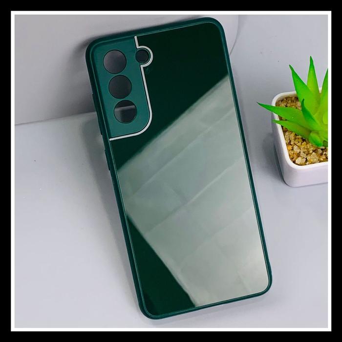 Jual Samsung Galaxy S21 FE 5G Crystal Glass Hard Case Casing Soft Cover ...