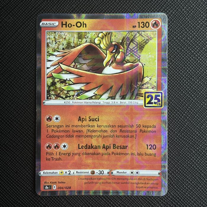 Jual Ho-oh hooh holo foil s8a 25th perayaan Kartu Pokemon Indonesia TCG - Kota Tangerang ...