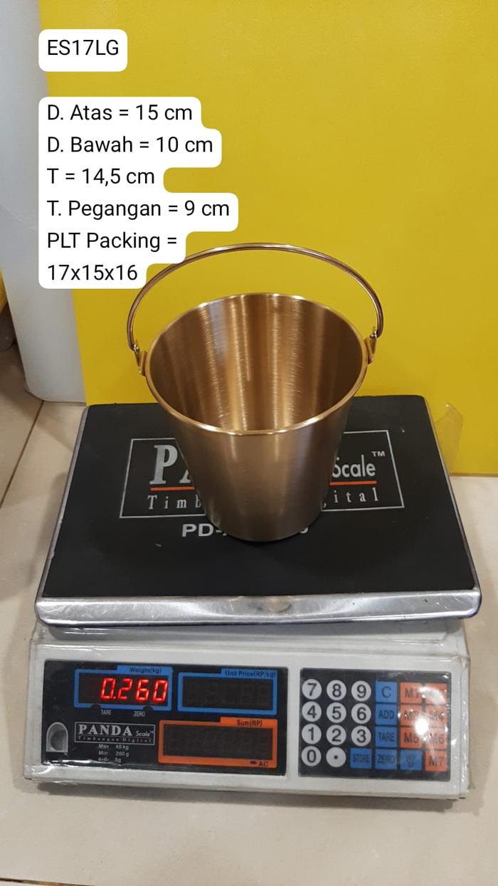 Jual Ember/Bucket Stainless/Besi Baja Tahan Karat SUS304 Food Grade ...