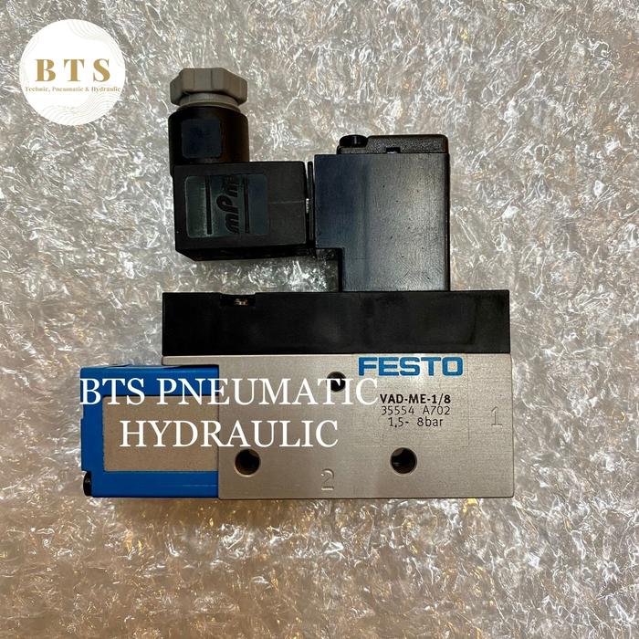Jual VACUUM GENERATOR VALVE FESTO-VAD-ME-1/8 VOLTAGE 24VDC - Jakarta Barat - BTS Pneumatic ...