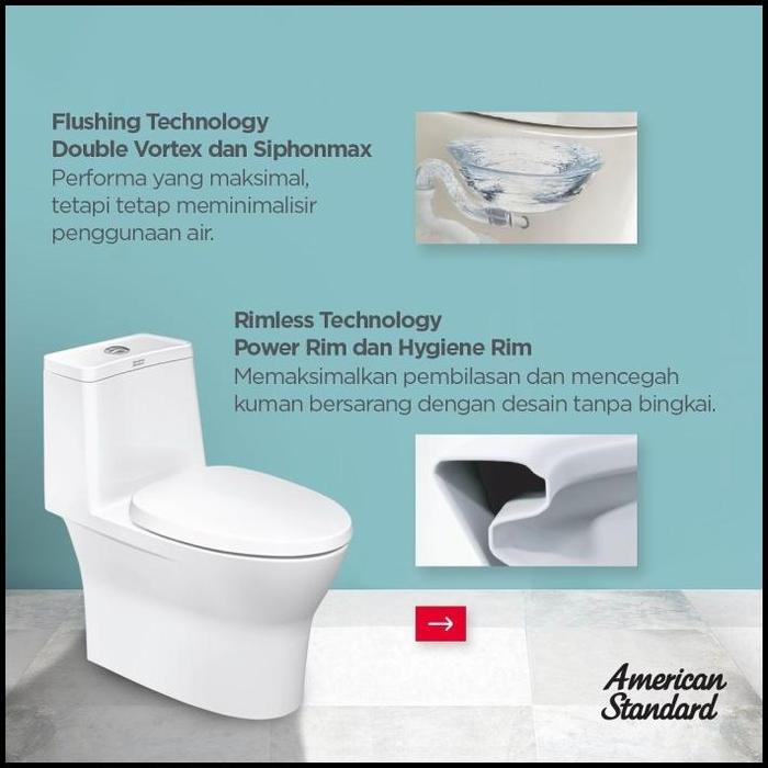 Jual Closet Duduk American Standar Flexio One Piece / Kloset Duduk ...