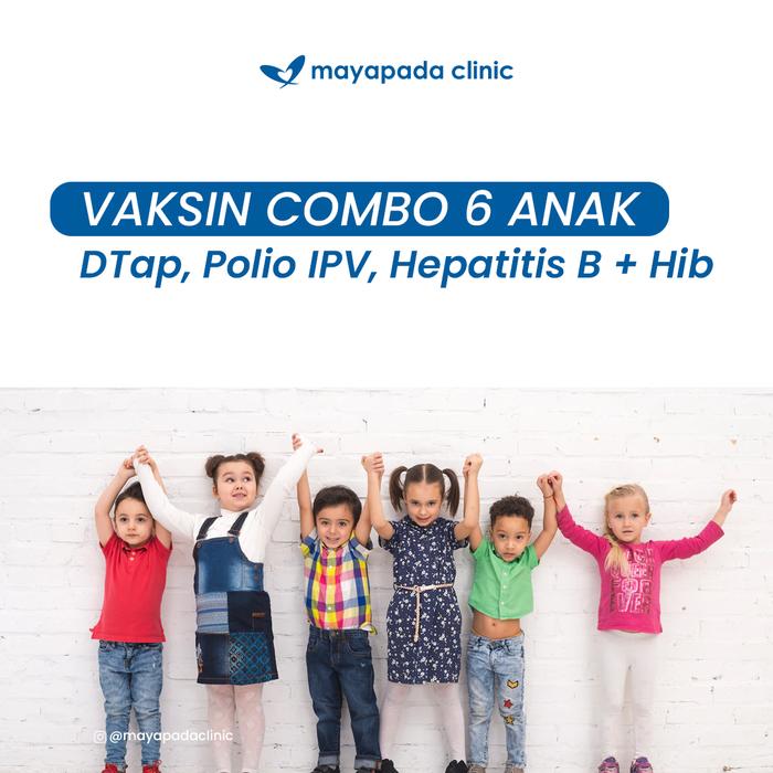 Promo Vaksin Combo 6 Anak (DTap + Polio IPV + Hepatitis B + Hib) Cicil ...
