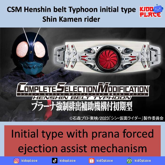 Jual CSM - Complete Selection belt Typhoon initial type Shin Kamen ...