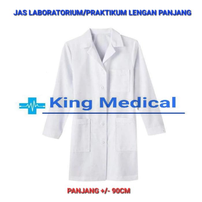 Jual Jas Lab/Baju laboratorium - Praktikum Lengan Panjang - S - Jakarta ...