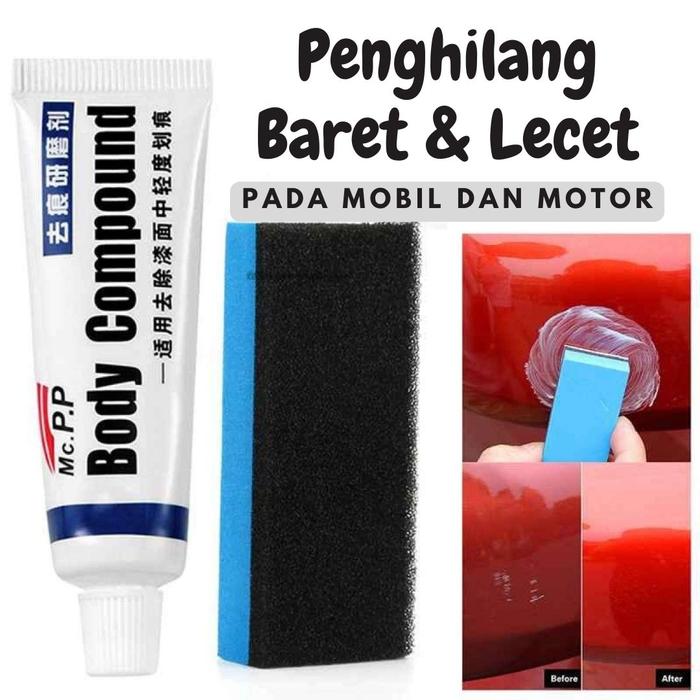 Promo Body Compound Penghilang Baret Lecet Pada Body Mobil Dan Motor ...