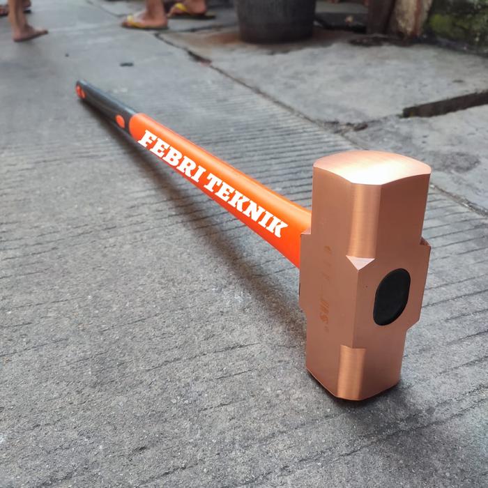 Jual Palu Tembaga OPT 10 Lb 5 Kg Copper Hammer 100% Full Tembaga ...