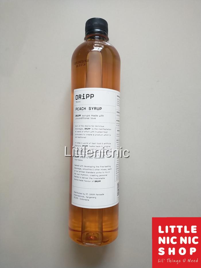 Jual Dripp Peach Flavoured syrup sirup rasa minuman cafe - Jakarta ...
