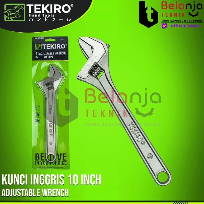 Jual Tekiro Kunci Inggris 10" Adjustable Wrench Tekiro 10 Inchi Kunci ...
