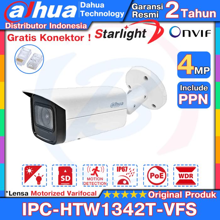 Jual Ipcam 4mp Motorized Dahua IPC-HTW1342T-VFS Outdoor Support Poe & Onvif - Jakarta Barat ...