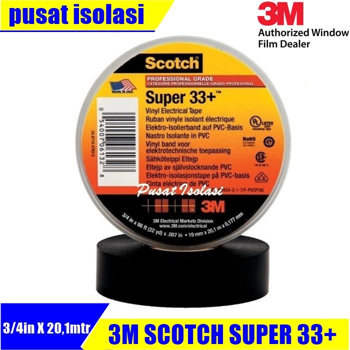 Jual 3M Scotch 33+ Vinyl Electrical Tape - Jakarta Barat - PUSAT ...