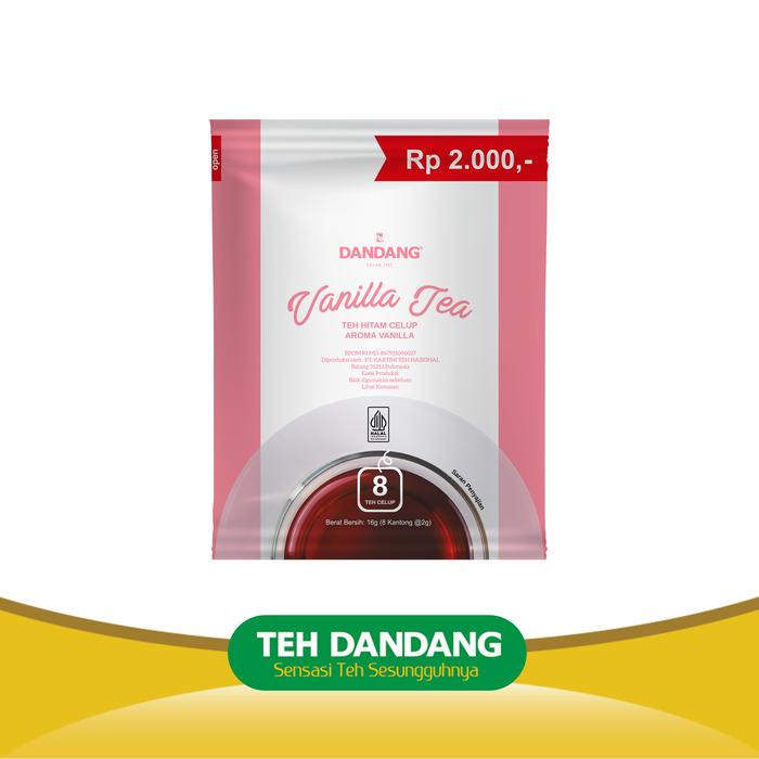 Jual Teh Dandang Vanilla Renceng isi 8 teabag x 10 sachet - Kota ...